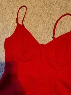 Princess Polly | Dresses | Princess Polly Red Mini Dress With Spaghetti ...